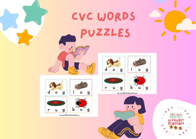 CVC Words Puzzles Game | Made By Teachers