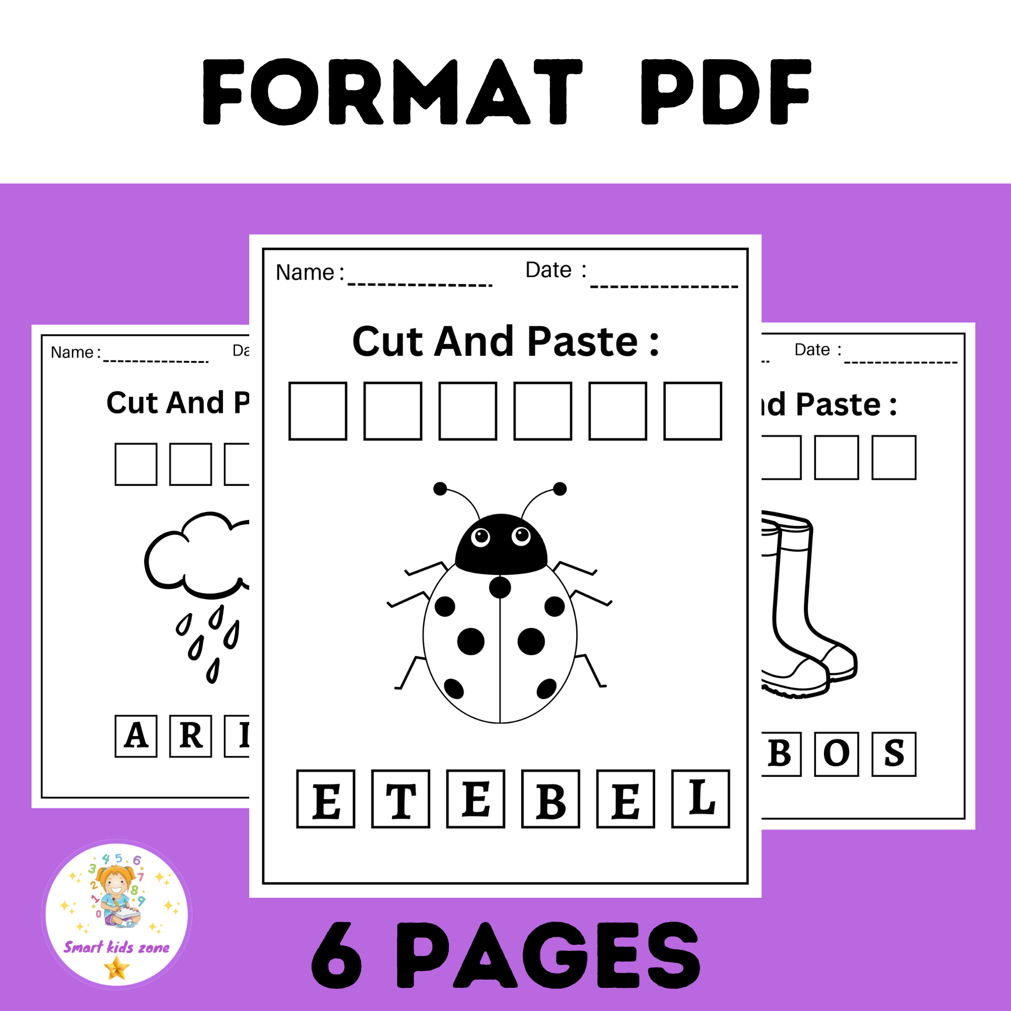 Spring Cut And Paste | Spring Games | April morning work | Made By Teachers