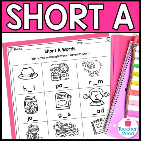 Short A CVC Phonics Worksheets | Kindergarten Word Work | Made By Teachers