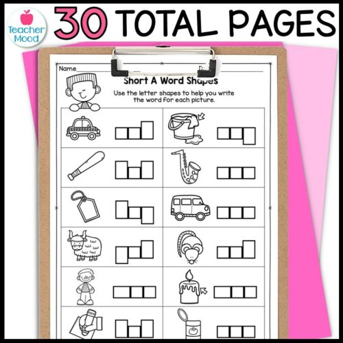 Short A CVC Phonics Worksheets | Kindergarten Word Work | Made By Teachers