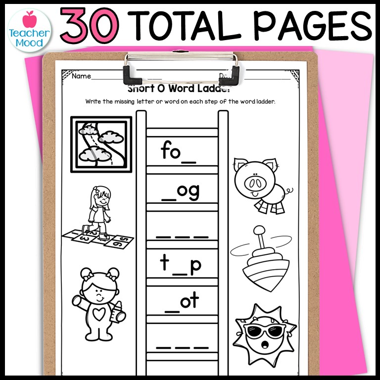 Short O CVC Phonics Worksheets | Kindergarten Word Work | Made By Teachers