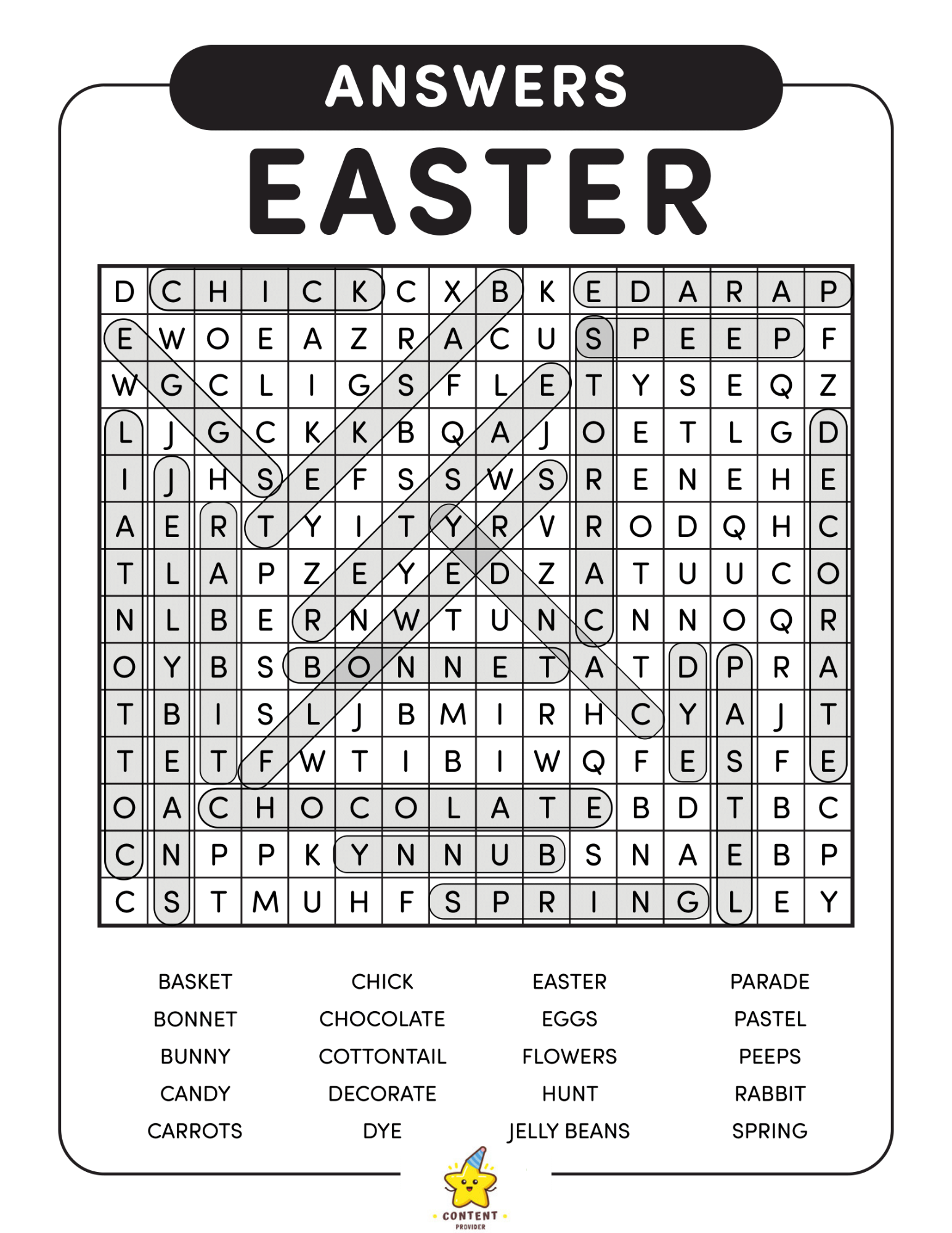 Free EASTER WORD SEARCH Game | Made By Teachers