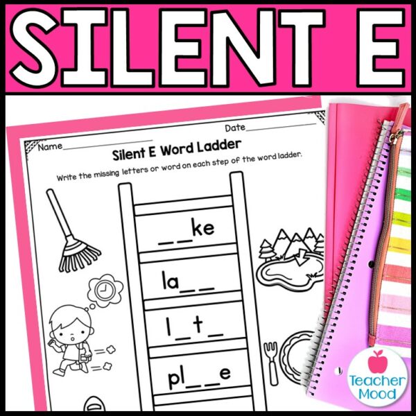 Long Vowel Silent E Phonics Worksheets 1st Grade Word Work Made By Long Vowel Silent E Phonics Worksheets 1st Grade Word Work Made By