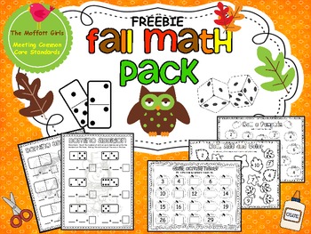 Fall Math Pack (FREEBIE) | Made By Teachers