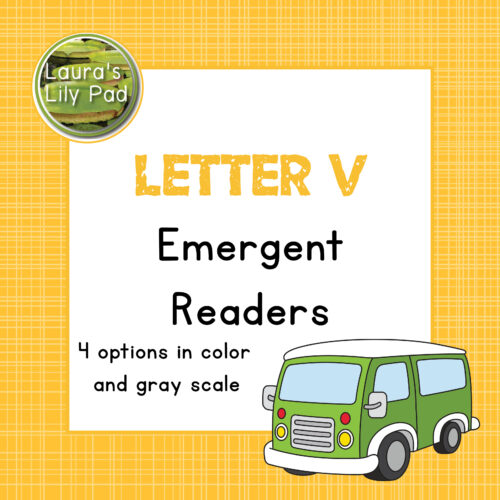 Alphabet Letter V Emergent Readers Set | Made By Teachers
