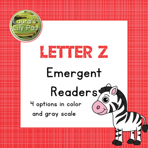 Alphabet Letter Z Emergent Readers Set | Made By Teachers