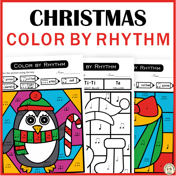 Christmas Music Coloring Pages