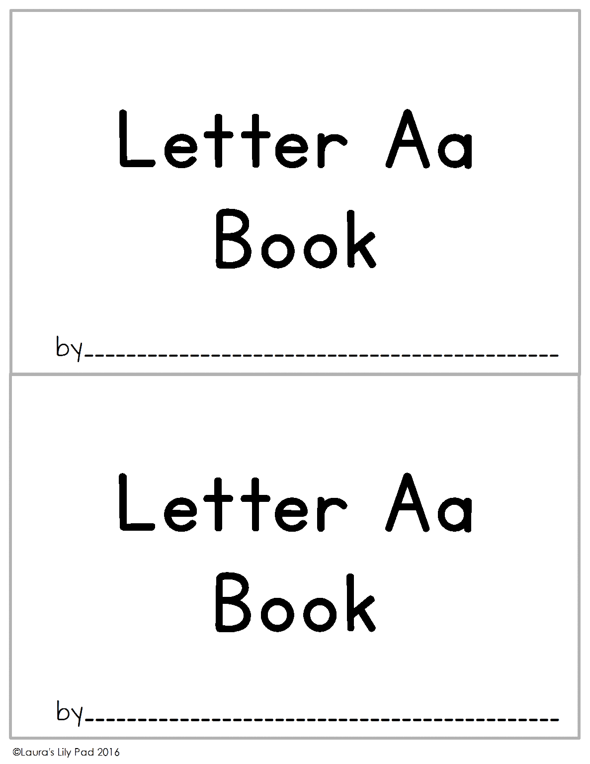Alphabet Letter Emergent Readers A - Z | Made By Teachers