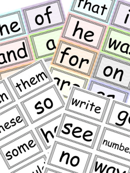 Flash Card Bundle Sight Words Phonics Numbers Pre-K Kindergarten 1st ...