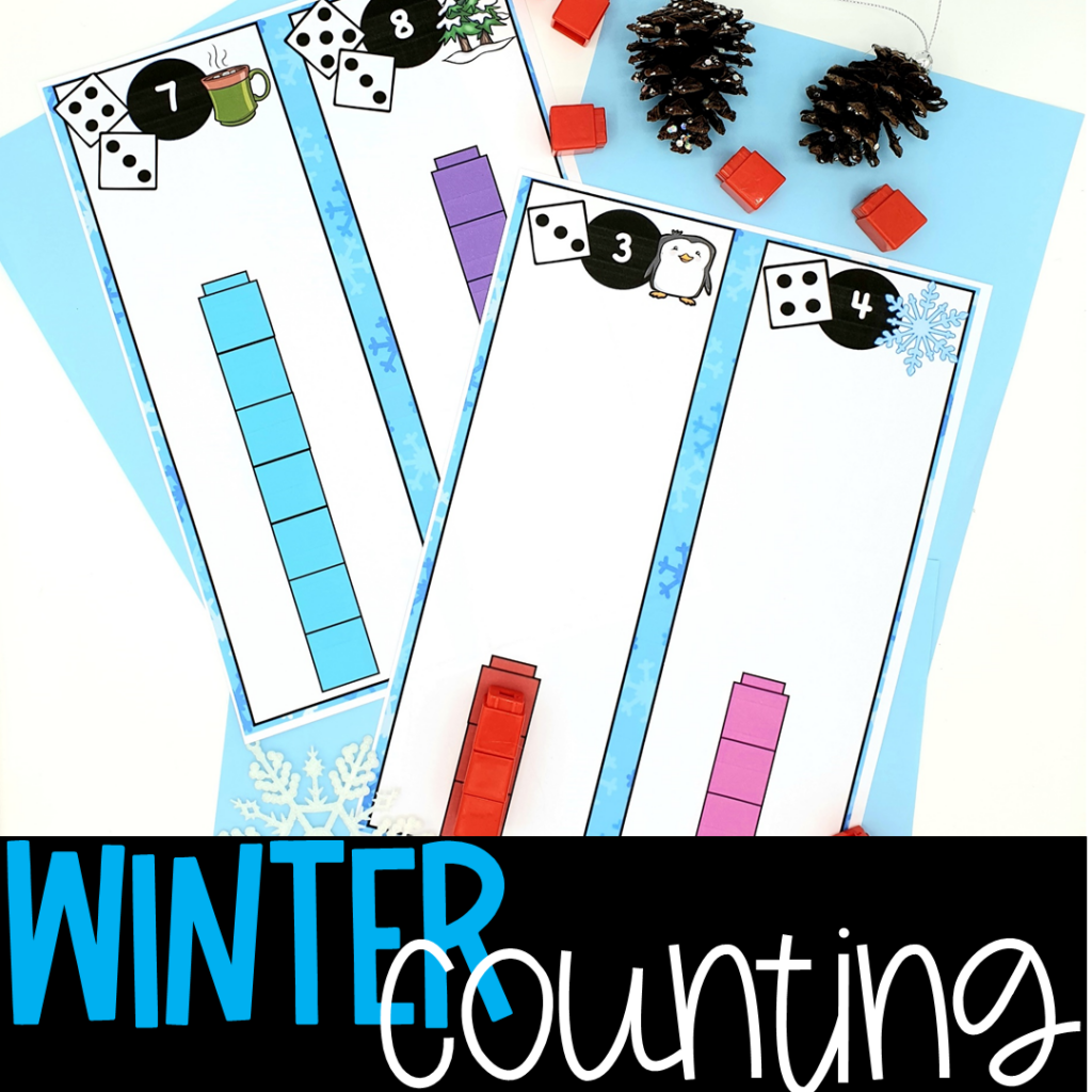Winter Counting One-to-One Correspondence Activity Pre-K Kindergarten ...