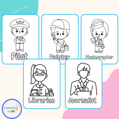 Community Helpers Coloring Pages | Made By Teachers