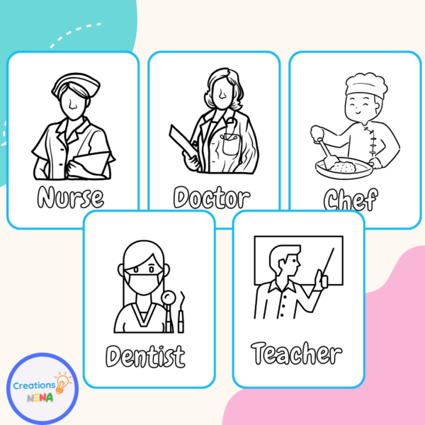 Community Helpers Coloring Pages | Made By Teachers