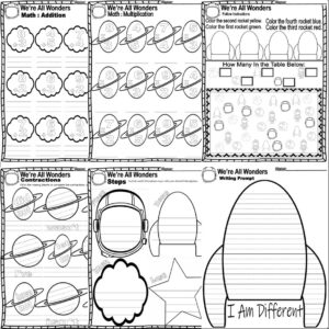 We’re All Wonders Book Companion Reading Comprehension Worksheets ...