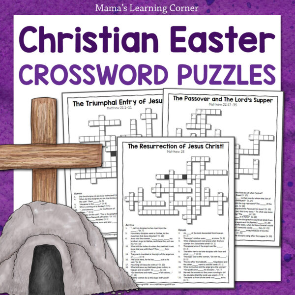 Christian Easter Crossword Puzzles | Made By Teachers