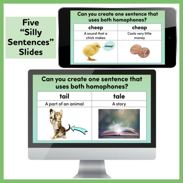 Homophones Google Slides Interactive Presentation Lesson | Made By Teachers