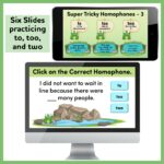Homophones Google Slides Interactive Presentation Lesson | Made By Teachers