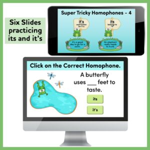 Homophones Google Slides Interactive Presentation Lesson - Made By Teachers