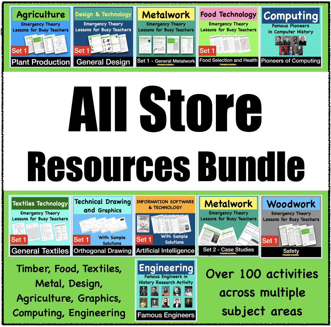 Food Technology Bundle | Made By Teachers