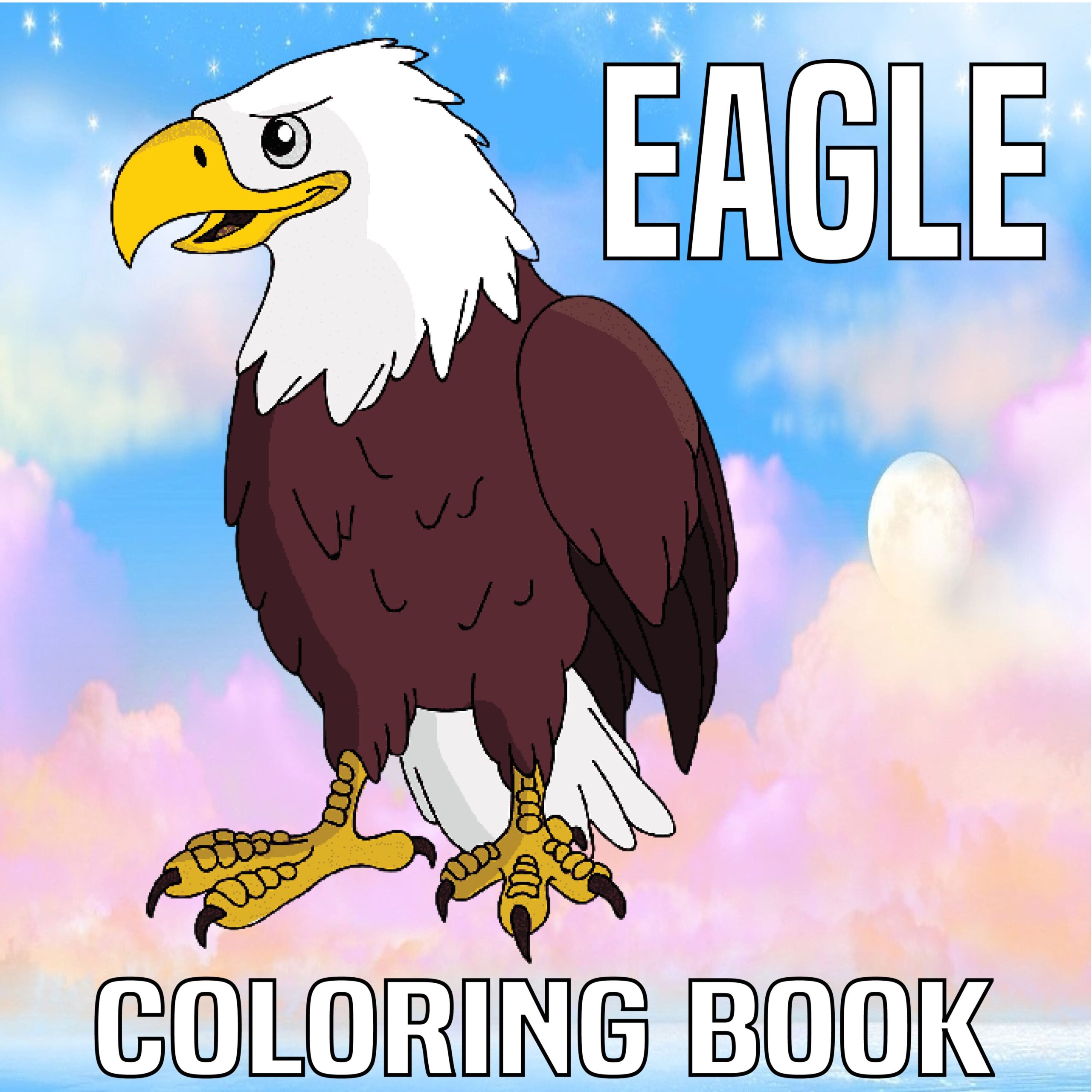 Eagle Coloring Pages Preschool | Kindergarten | First Grade | Made By ...