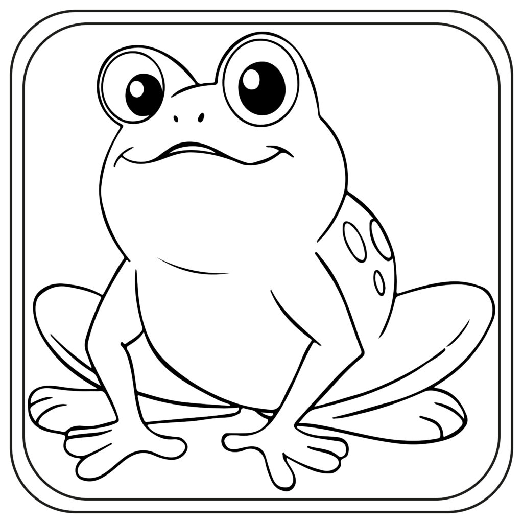 Frog Coloring Pages Preschool | Kindergarten | First Grade | Made By ...