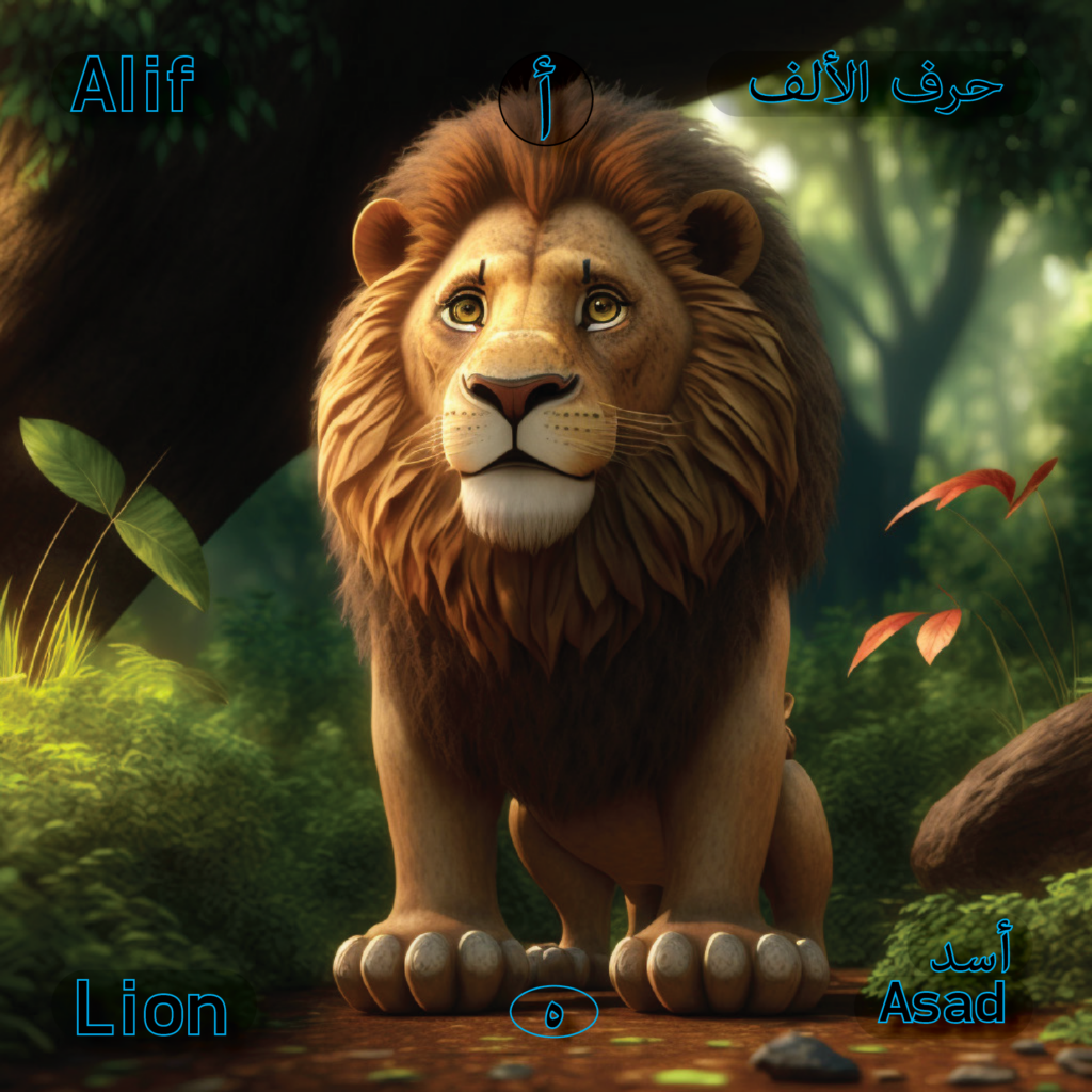 Arabic Alphabet Bilingual Flashcards that Feature 108 Cute animals Have ...