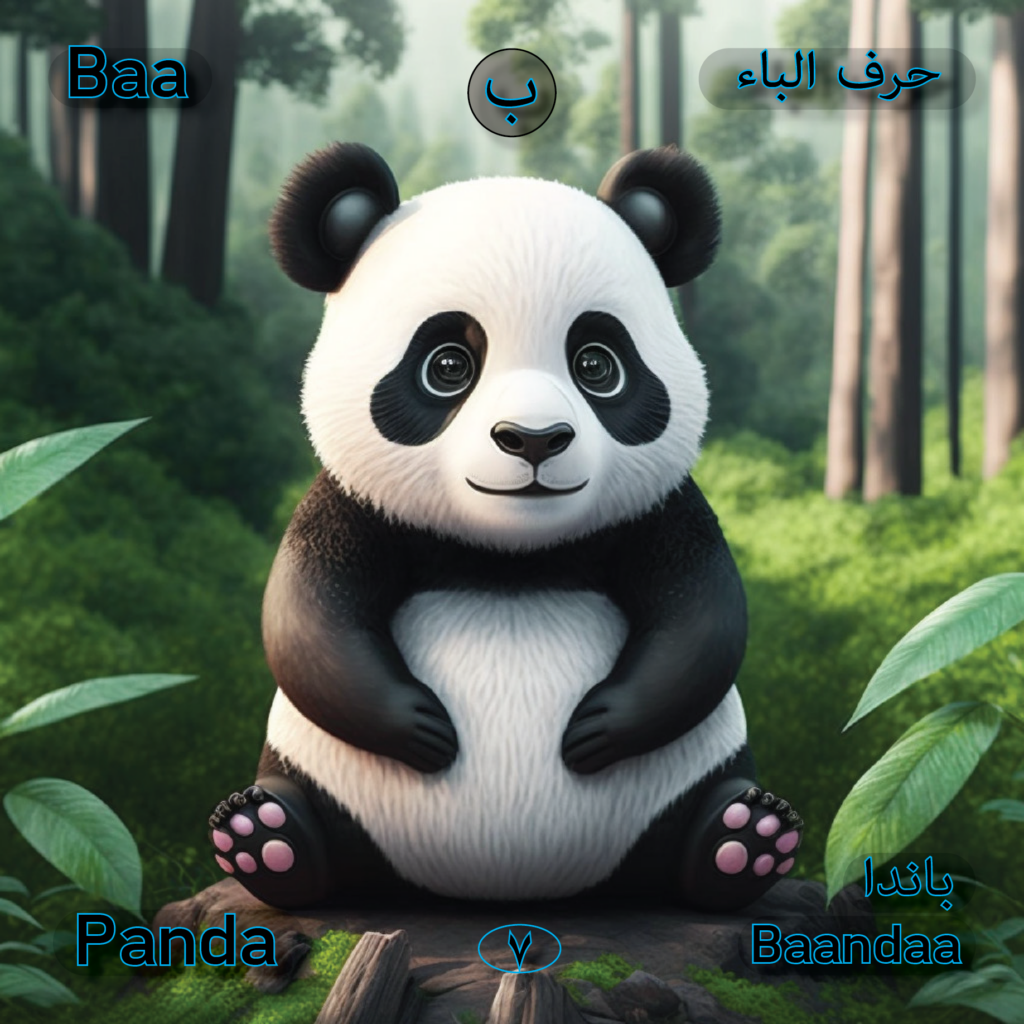 Arabic Alphabet Bilingual Flashcards that Feature 108 Cute animals Have ...