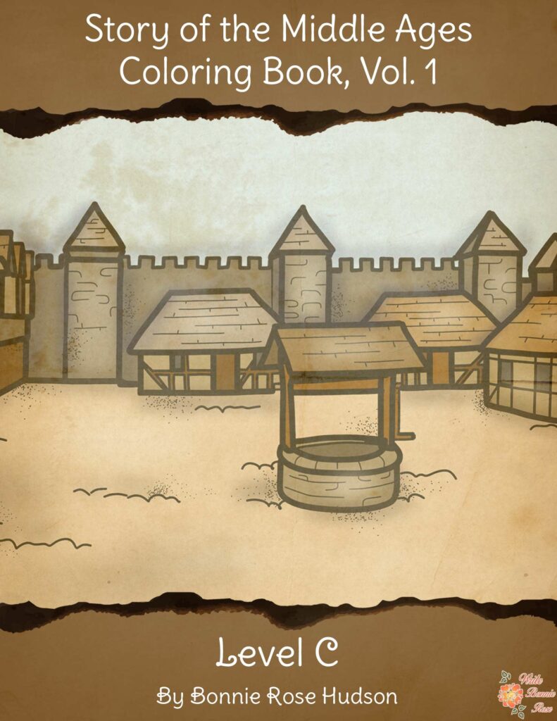 Story of the Middle Ages Coloring Book, Vol. 1 - Level C | Made By Teachers