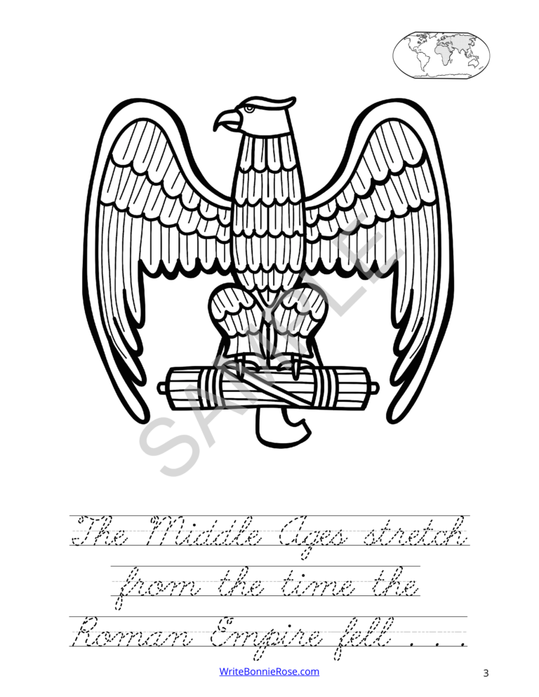 Story of the Middle Ages Coloring Book, Vol. 1 - Level C | Made By Teachers