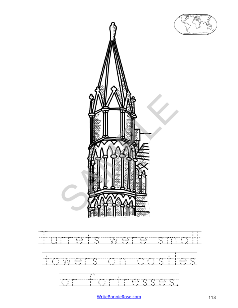 Story of the Middle Ages Coloring Book, Vol. 2 - Level B | Made By Teachers