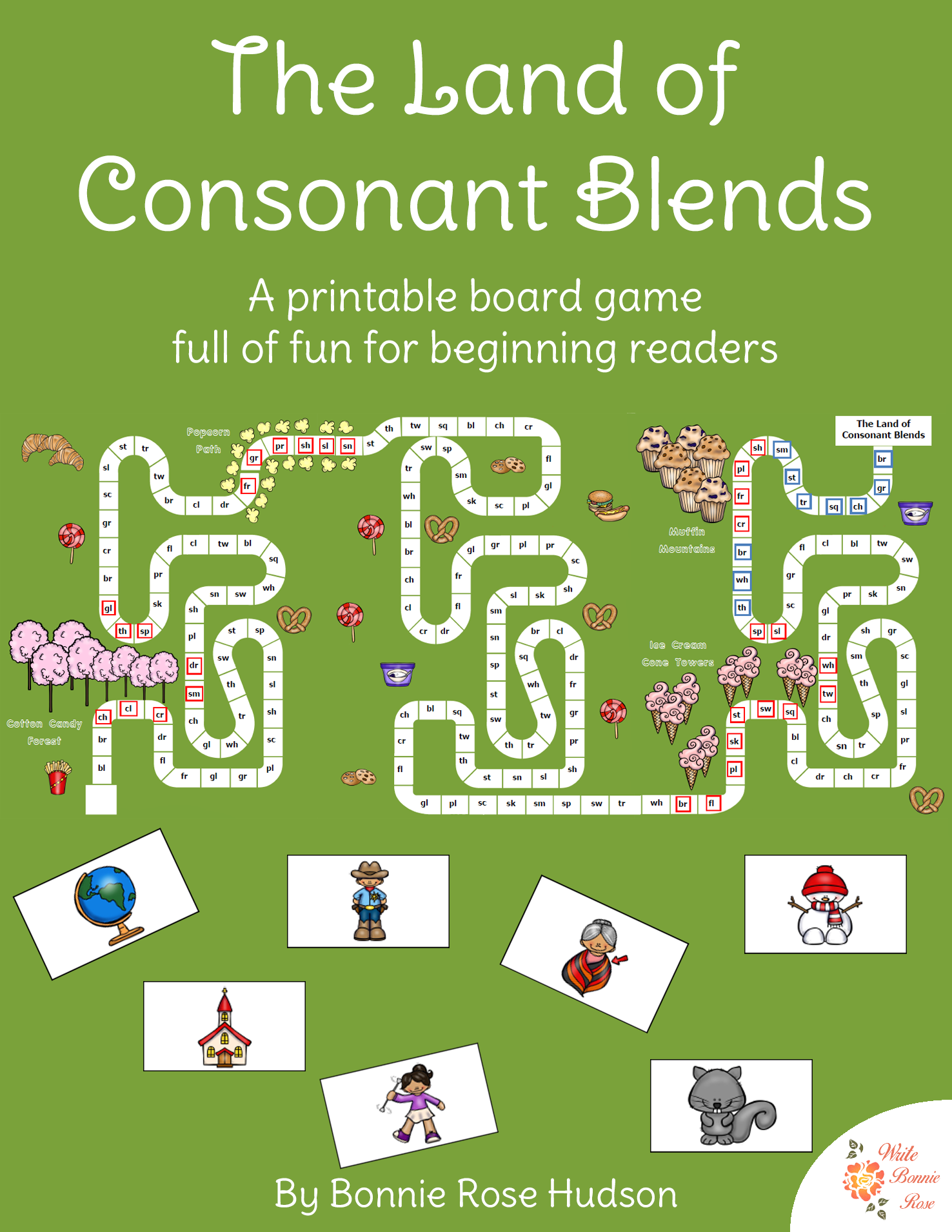 Land of Consonant Blends Board Game | Made By Teachers
