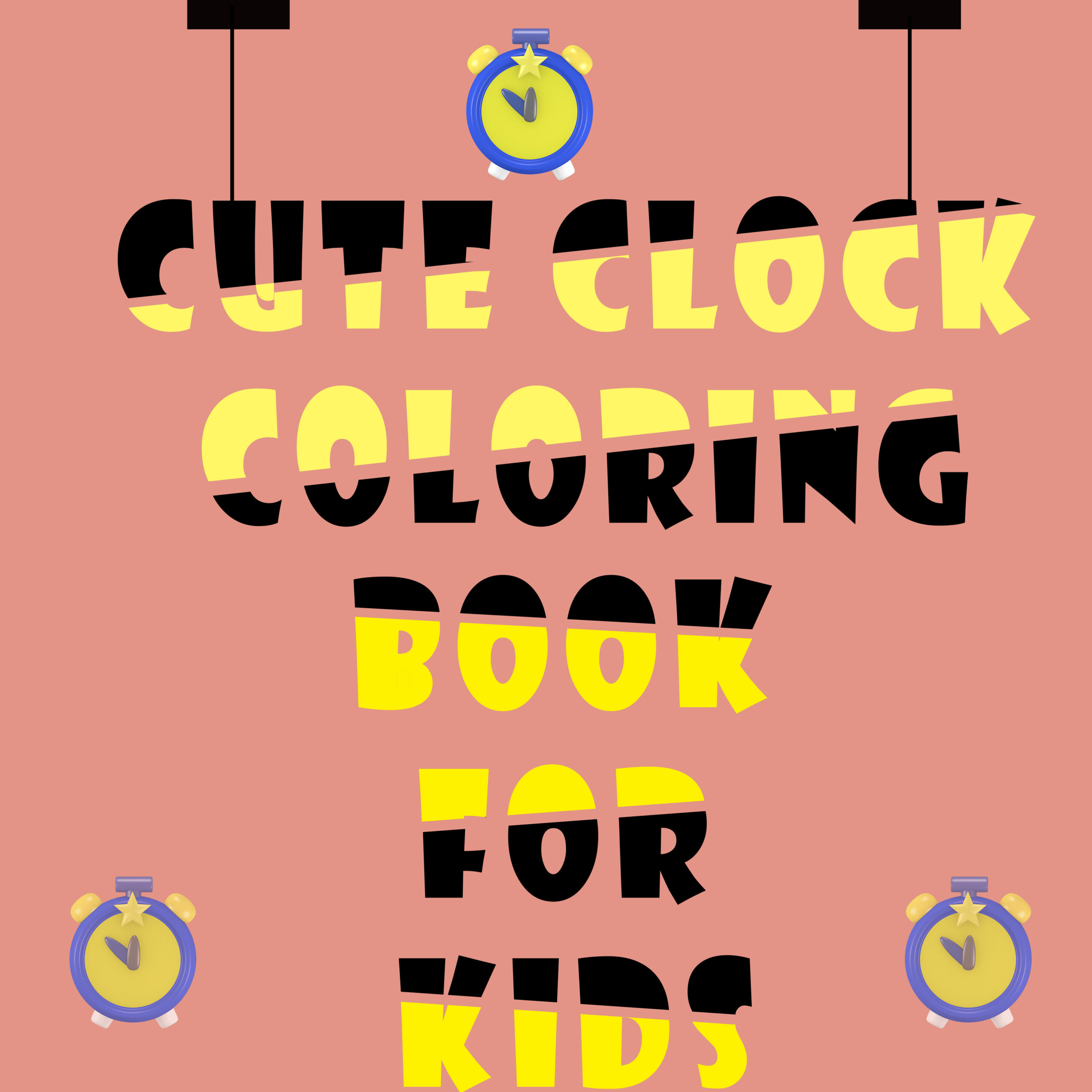 Cute Clock Coloring Book for Kids | Made By Teachers