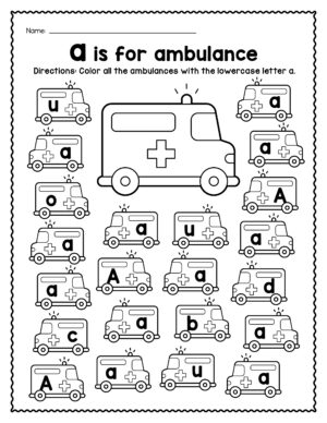 Find Alphabet Recognition Worksheets | Made By Teachers