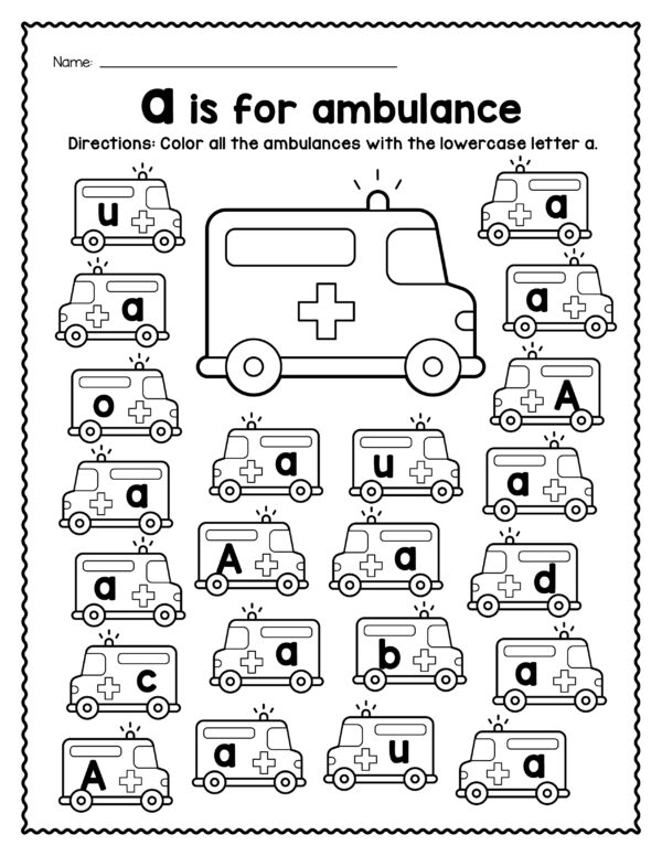 Find Alphabet Recognition Worksheets | Made By Teachers