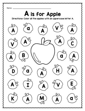 Find Alphabet Recognition Worksheets | Made By Teachers
