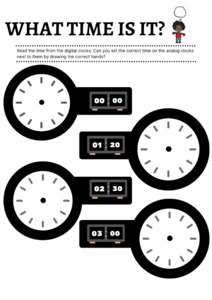 Time Telling time activities Graphics | Made By Teachers