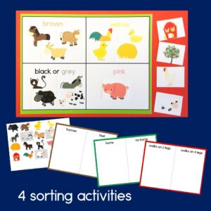 Farm Math with Sorting, Graphing and Venn Diagram | Made By Teachers