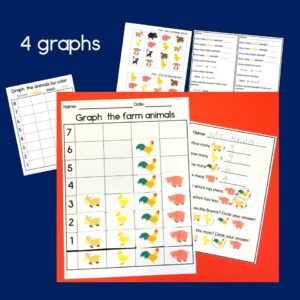 Farm Math with Sorting, Graphing and Venn Diagram | Made By Teachers