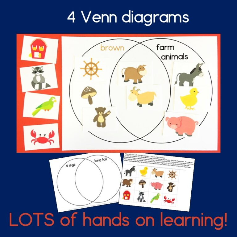 Farm Math with Sorting, Graphing and Venn Diagram | Made By Teachers