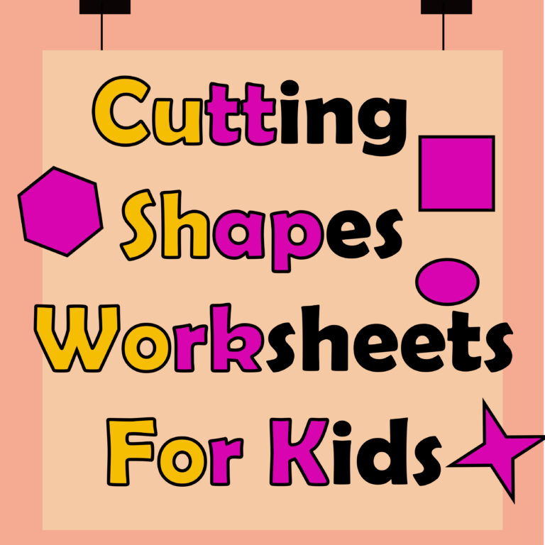 Cutting Shapes Worksheets For Kids | Made By Teachers