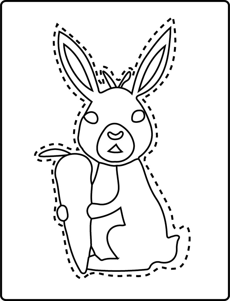 Easter Bunny Scissor Skills Activity | Made By Teachers