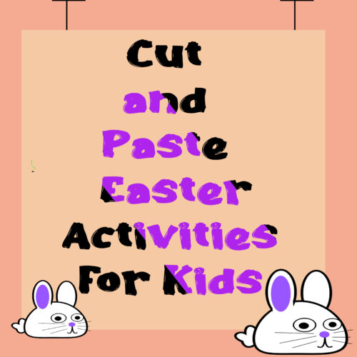 Easter Color Cut And Glue For Kids | Made By Teachers