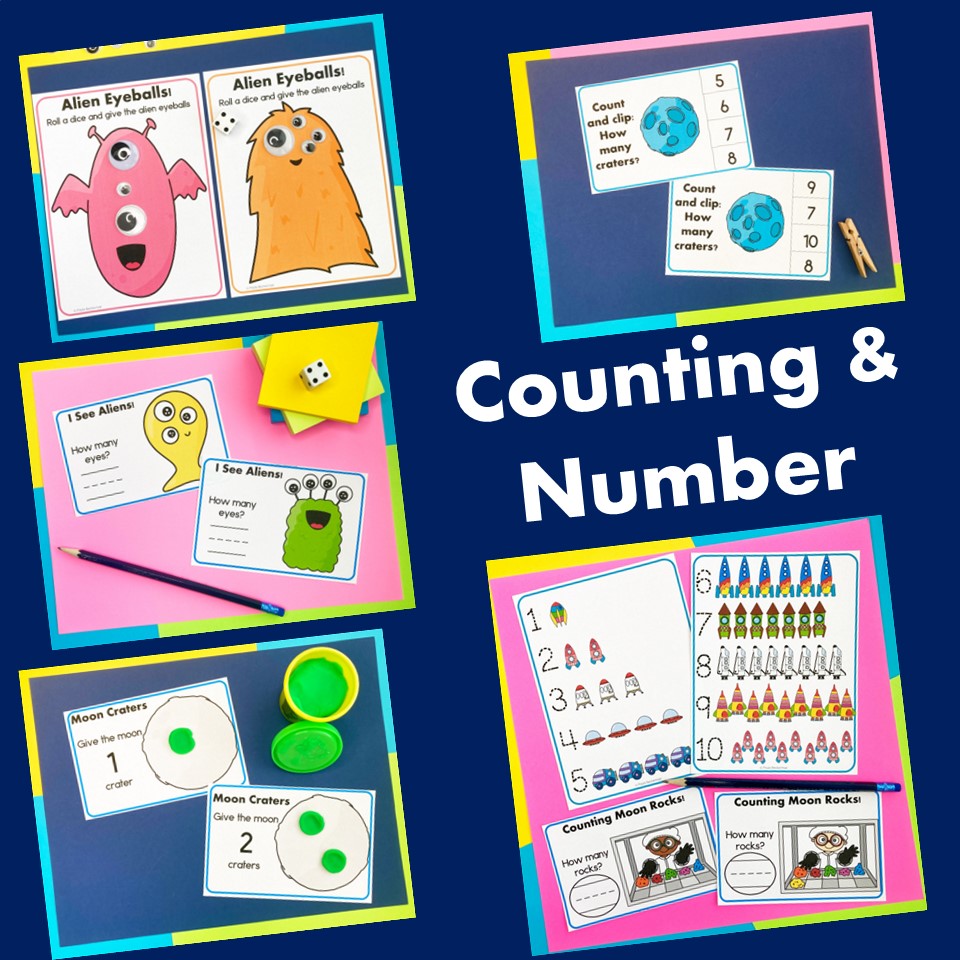 Space Math | Outer Space Activities Number Measurement Shape Adding ...