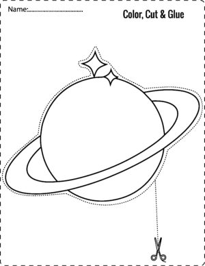 Space Scissor Skills For Kids | Made By Teachers