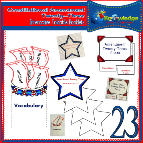 Constitutional Bill of Rights: Amendment Twenty-Three Interactive ...