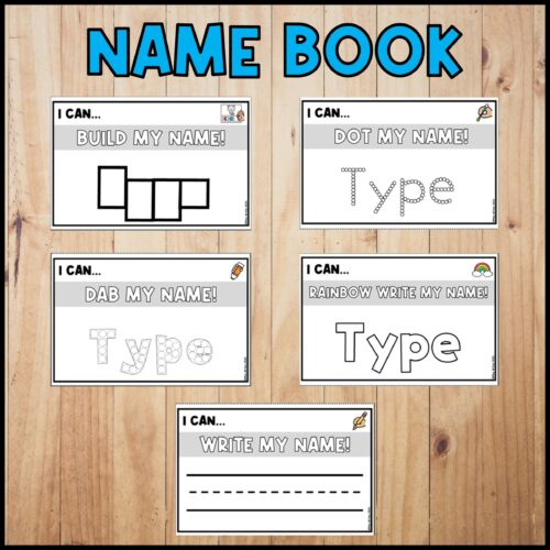 EDITABLE Name Book | Name Printing Practice | Made By Teachers