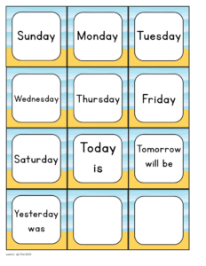 Whales Calendar Set | Made By Teachers