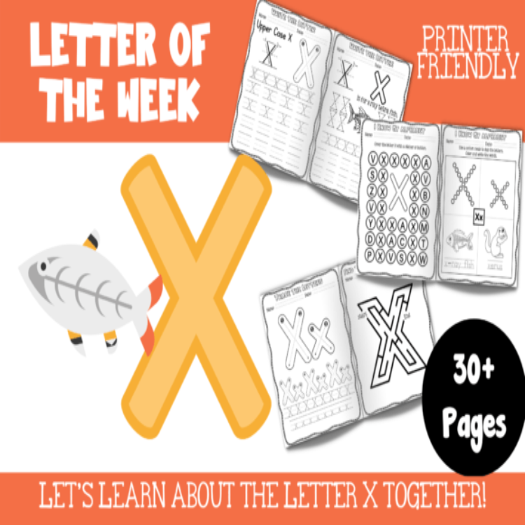 Letter X Activities For Pre K