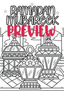 Ramadan Activities Coloring Pages-30 Great Muslim Activities Coloring ...