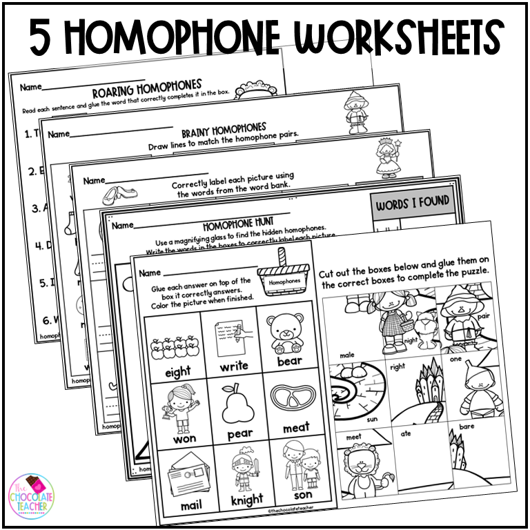 Homonyms and Homophones Grammar Worksheets | Made By Teachers