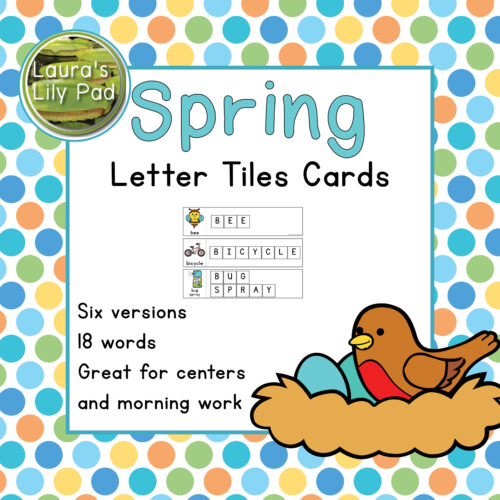 Spring Word Letter Tiles Cards | Made By Teachers